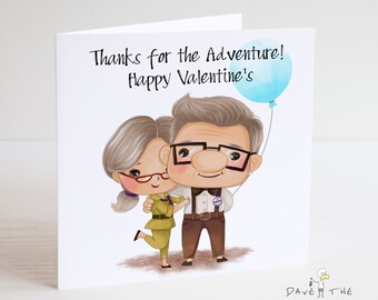 UP Greatest Adventure Valentine's Card Ellie & Carl | Etsy