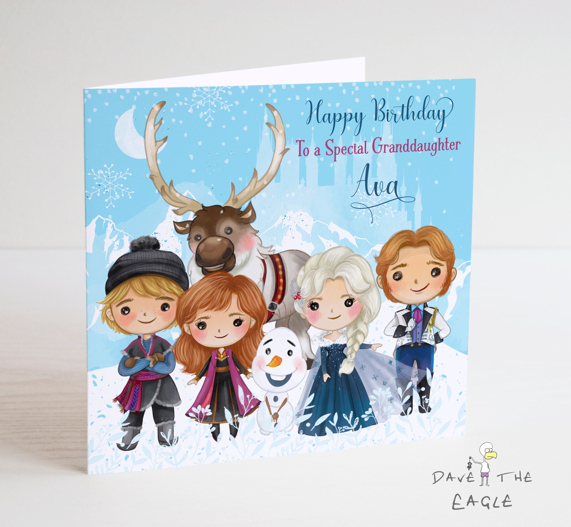Frozen Happy Birthday Card