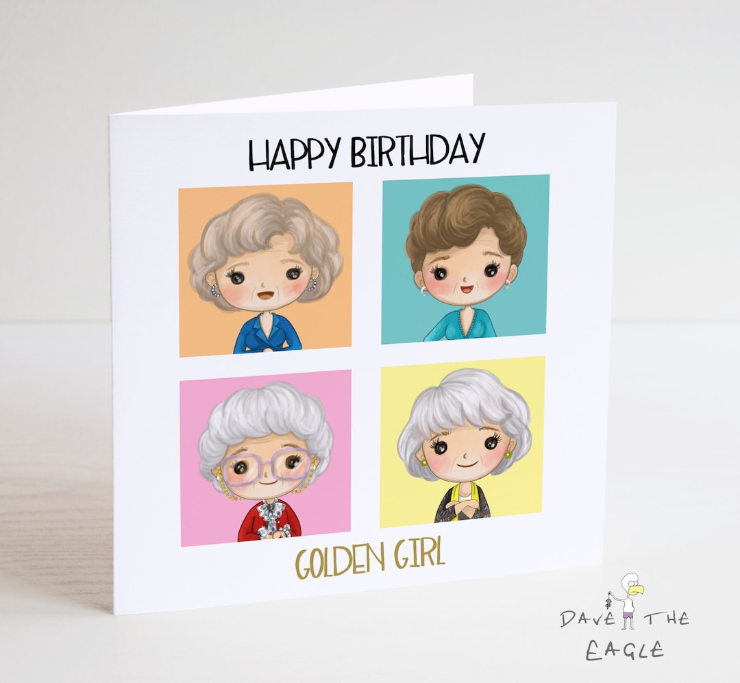 Golden Girls Birthday Card - Etsy