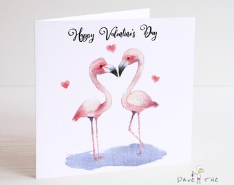 Flamingo Valentine | Etsy