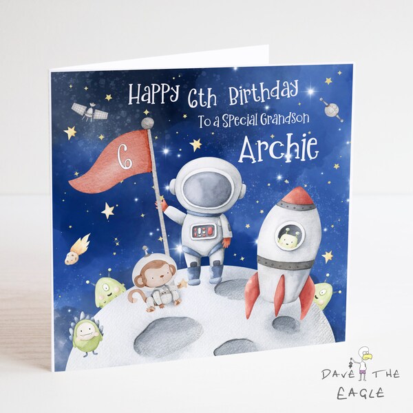 Astronaut Card - Etsy