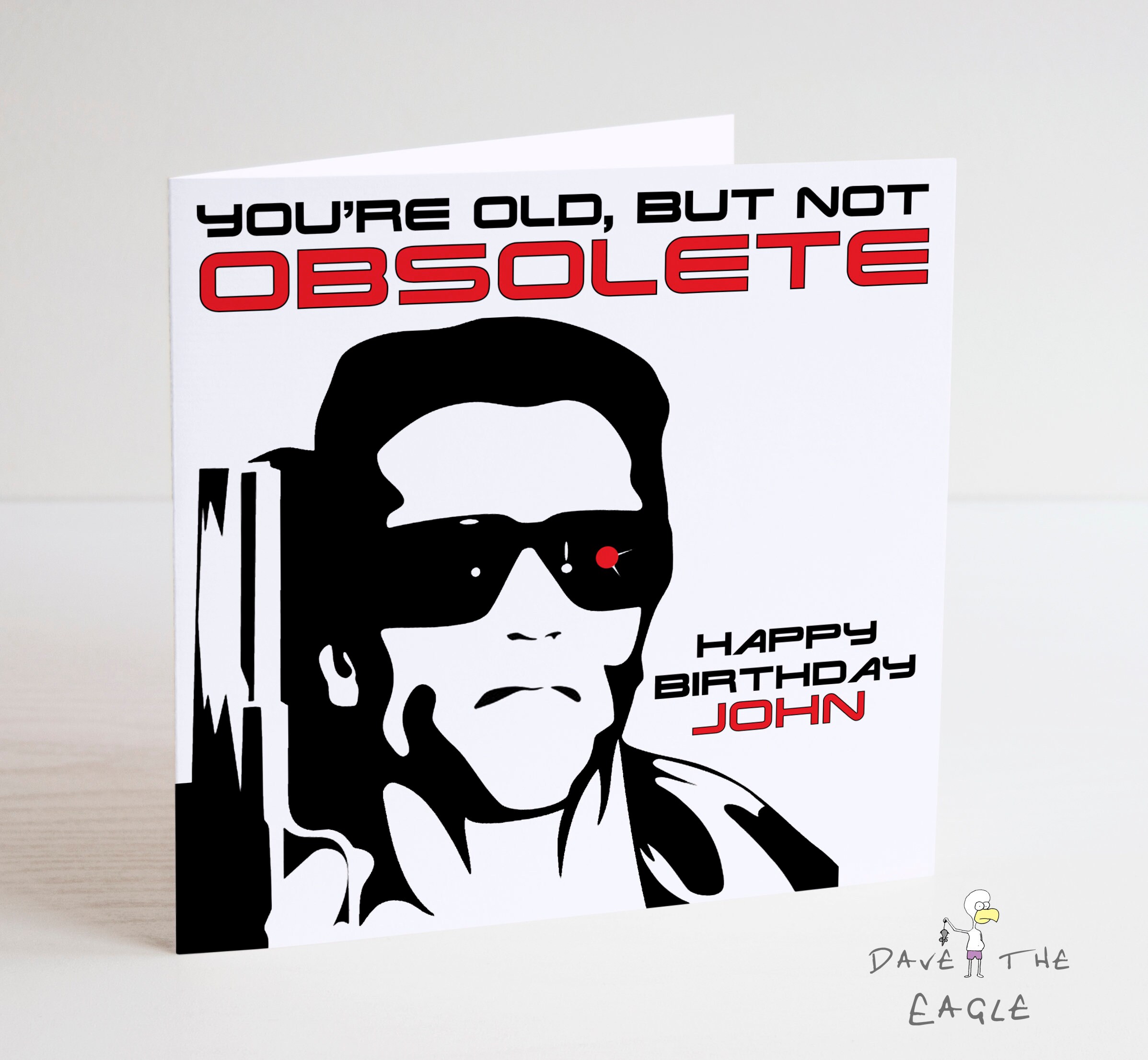 The Terminator Personalised Birthday Card Rude Cheeky Arnold - Etsy UK