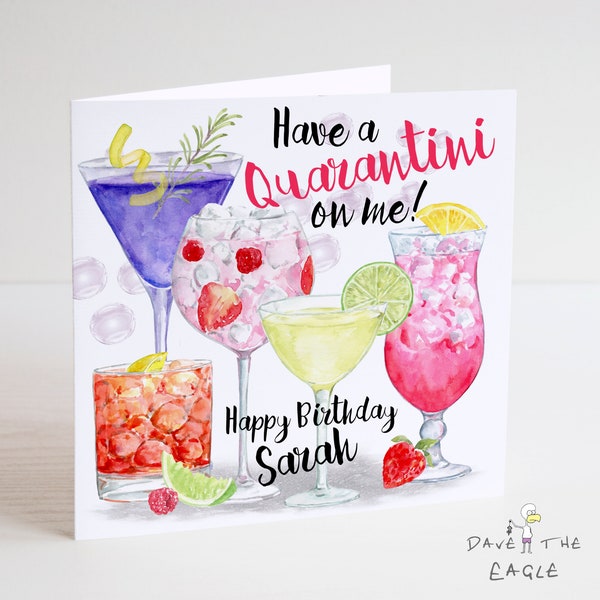 Quarantine Birthday Card - Etsy