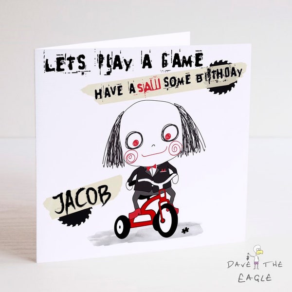 Horror Birthday Card - Etsy