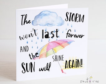 Tough Times Card | Etsy