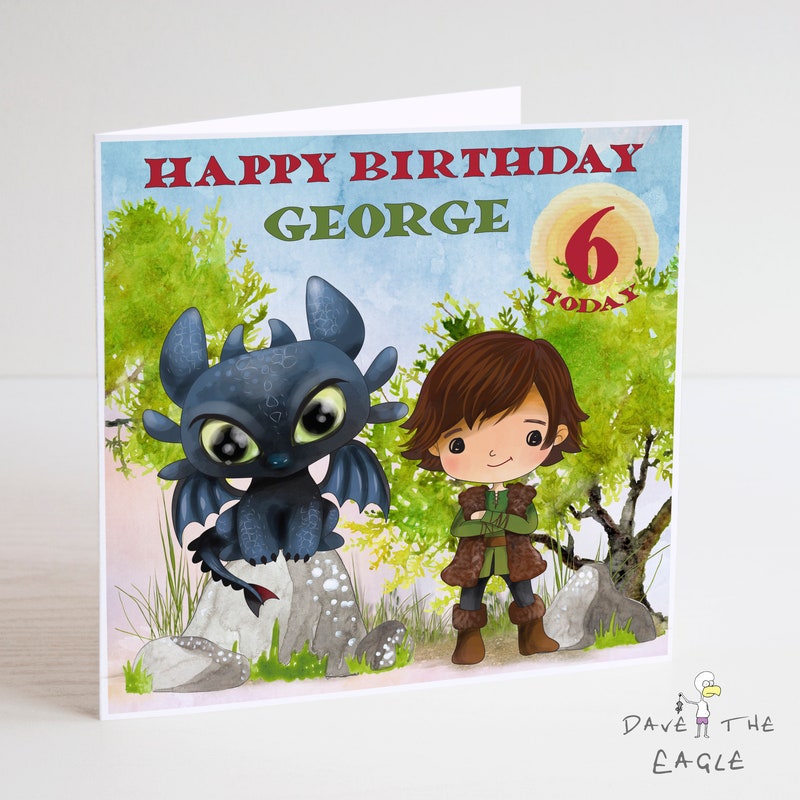 How to Train Your Dragon Cards - Etsy