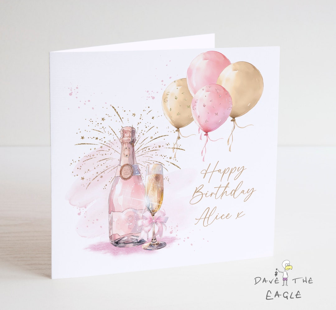 Ladies Birthday Card - Girls Birthday Personalised - Etsy