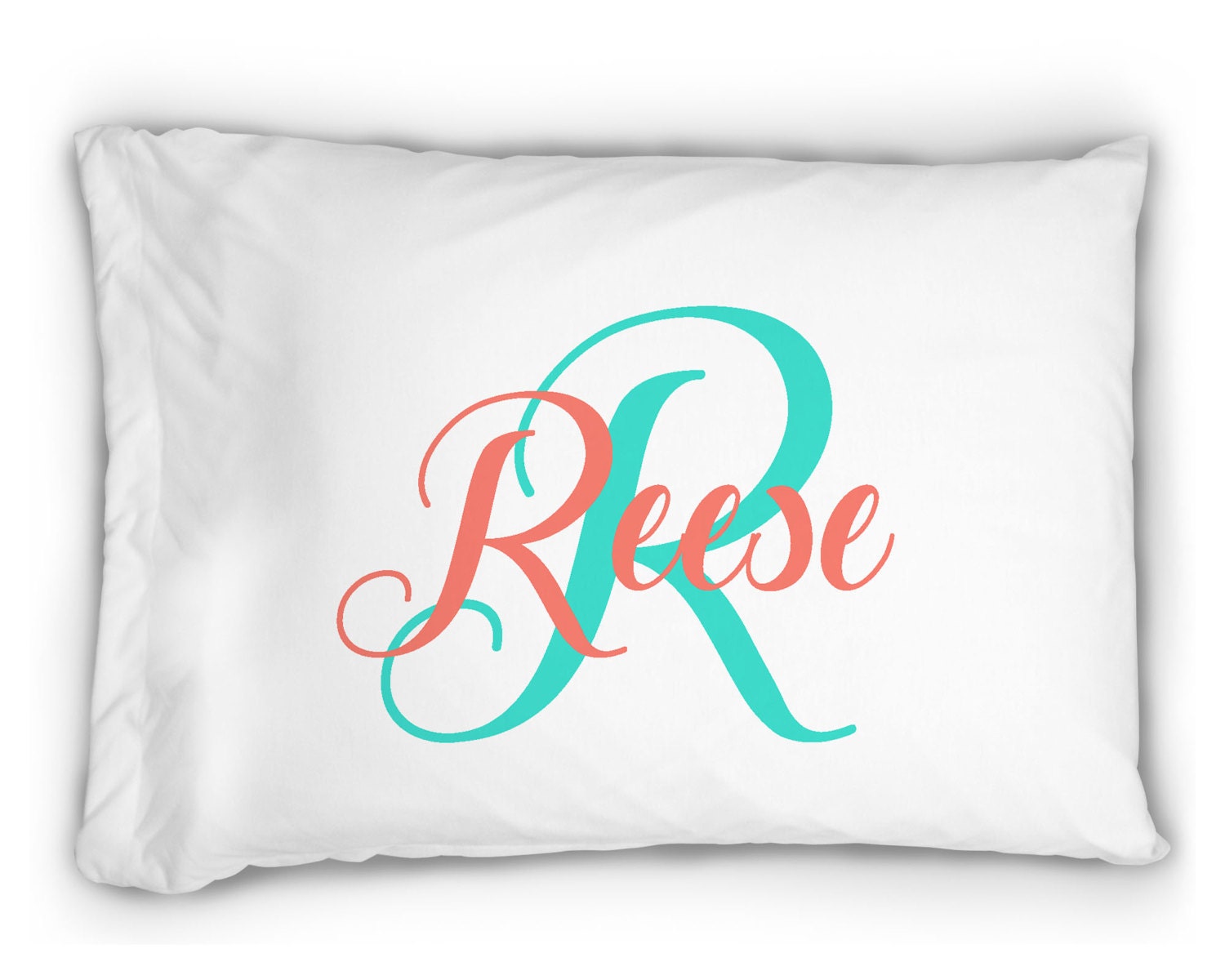 Monogram Pillowcase ~ Personalized Pillowcase ~ Standard Personalized ...