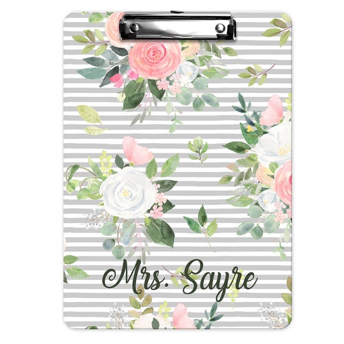 Personalized Clipboard 2-sided Clipboard Monogram - Etsy