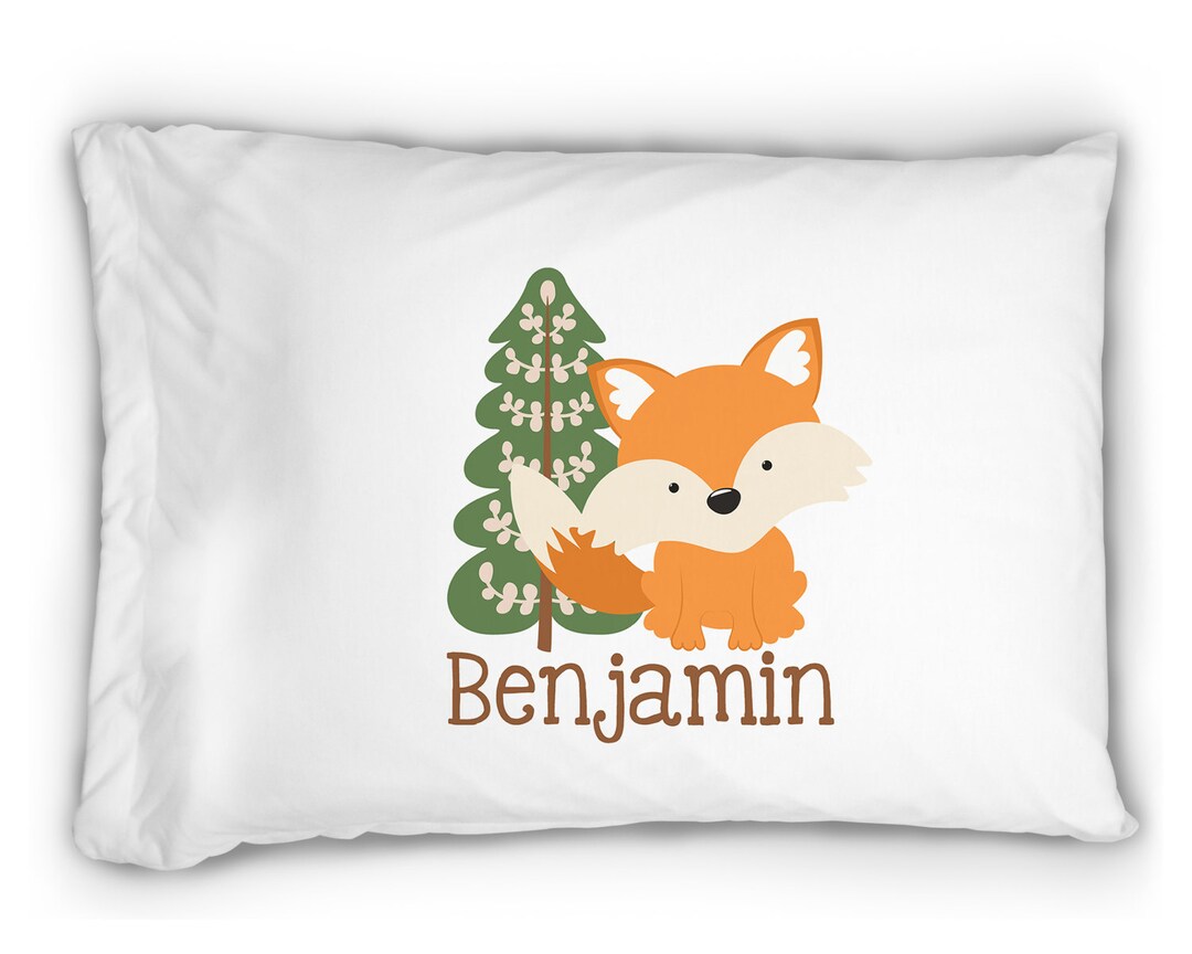 Personalized Fox Pillowcase~ Woodland Pillowcase ~ Standard ...