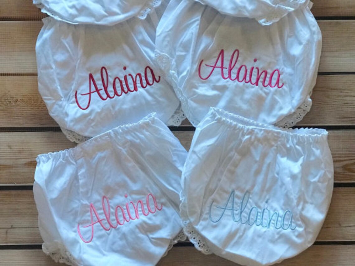 Personalized Diaper Covermonogram Diaper Coverbloomersname - Etsy