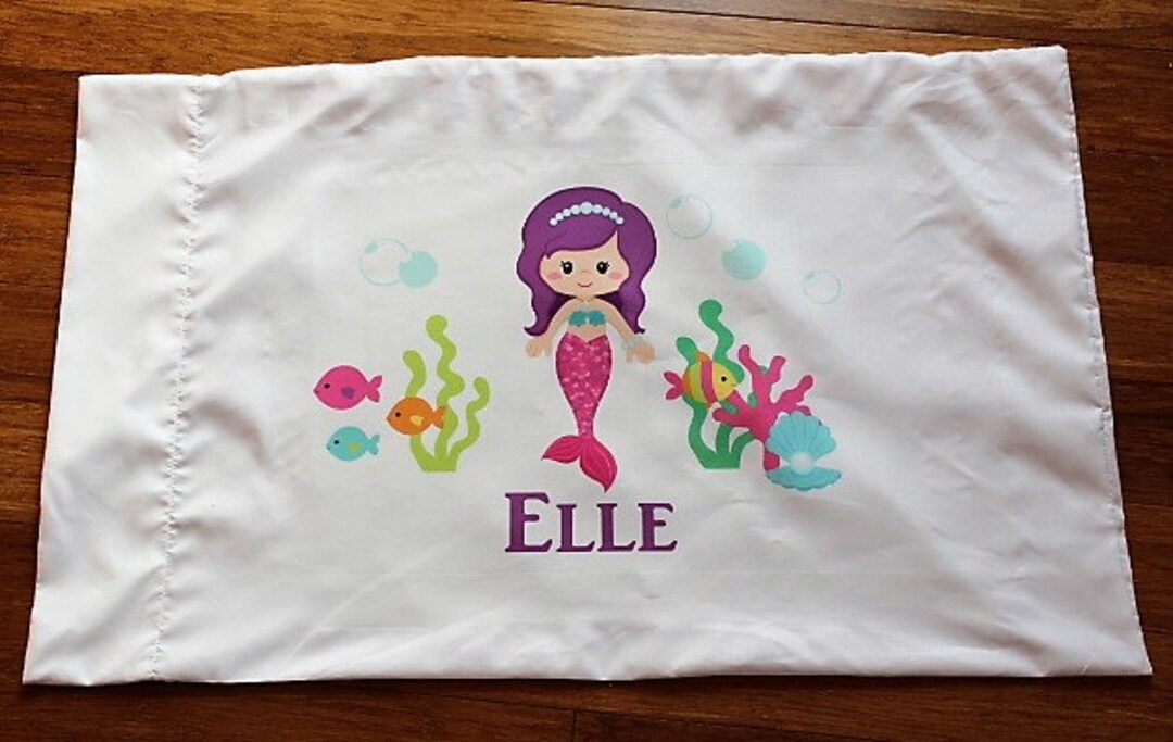 Personalized Mermaid Pillowcase ~ Personalized Pillowcase ~ Mermaid ...