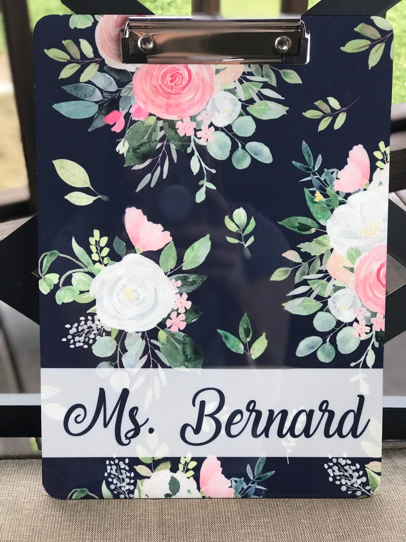 Personalized Clipboard 2-sided Clipboard Monogram - Etsy