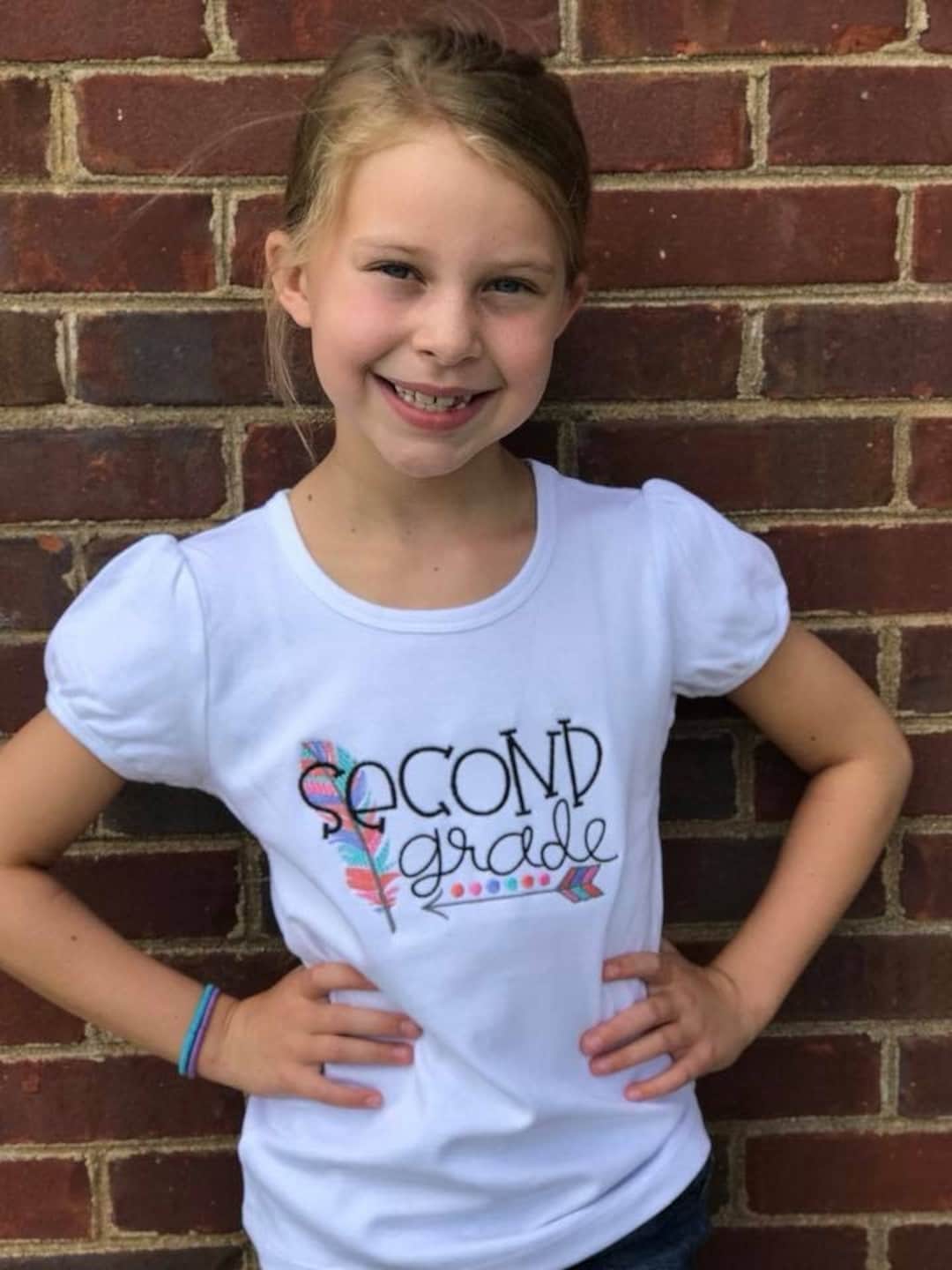 SECOND Grade Shirt, Back to School Shirt, First Day of School, School ...