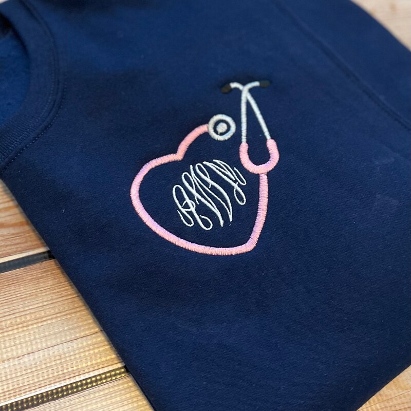 Stethoscope Monogram - Etsy