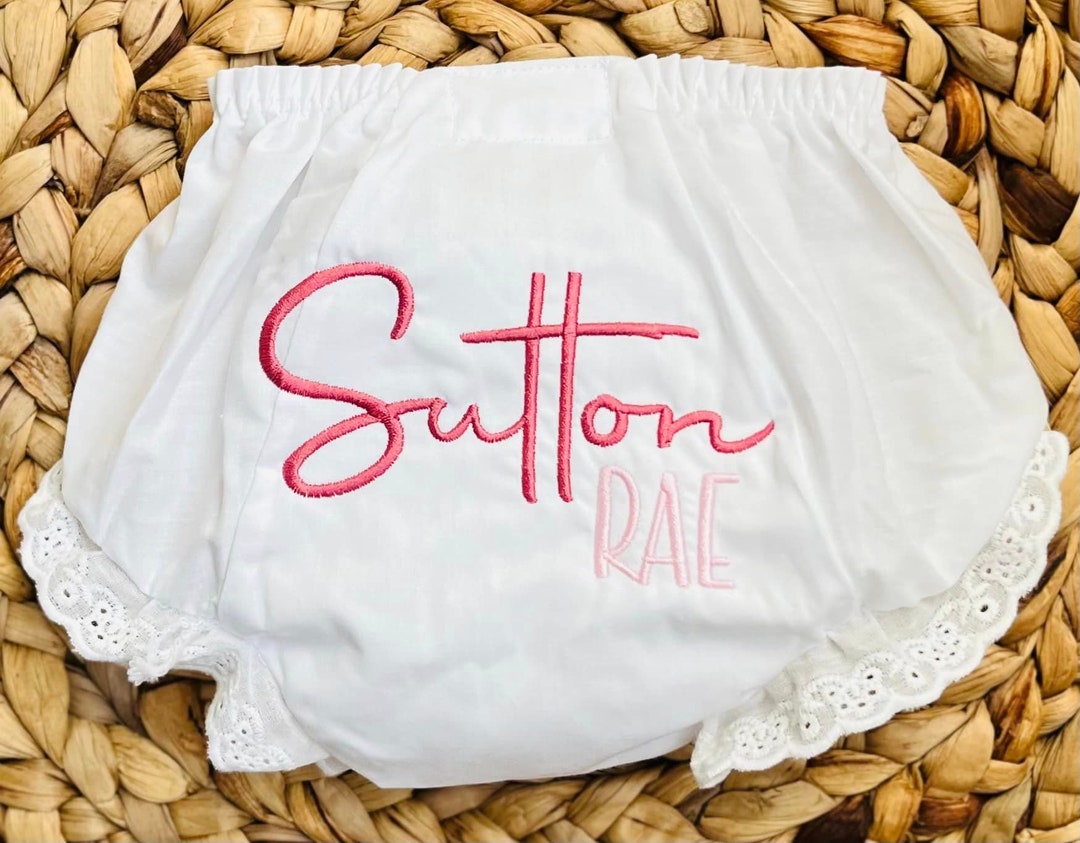 Personalized Diaper Cover~monogram Diaper Cover~bloomers~name Reveal ...