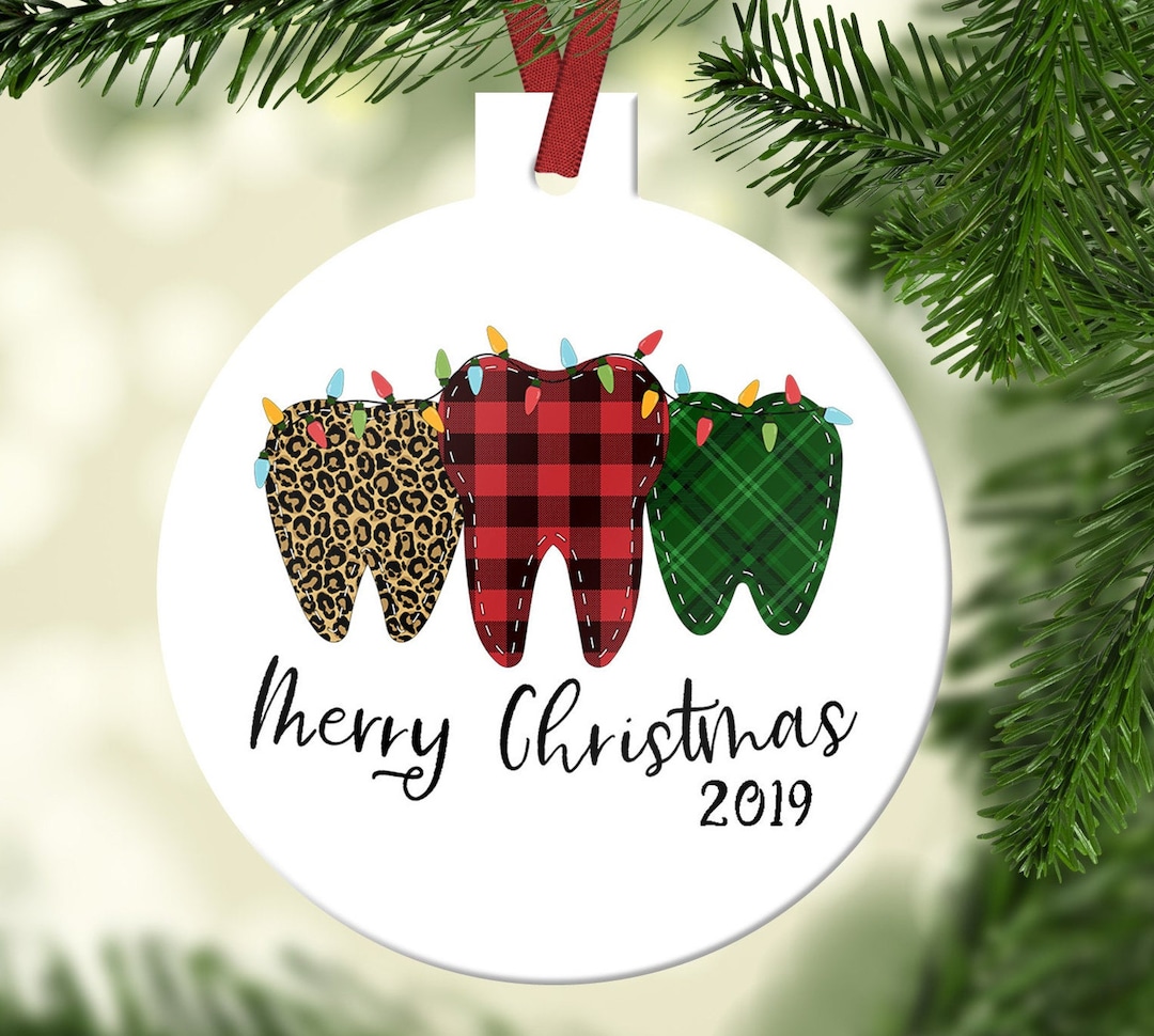 Dental Christmas Ornament~christmas Teeth Ornament~dental Assistant ...