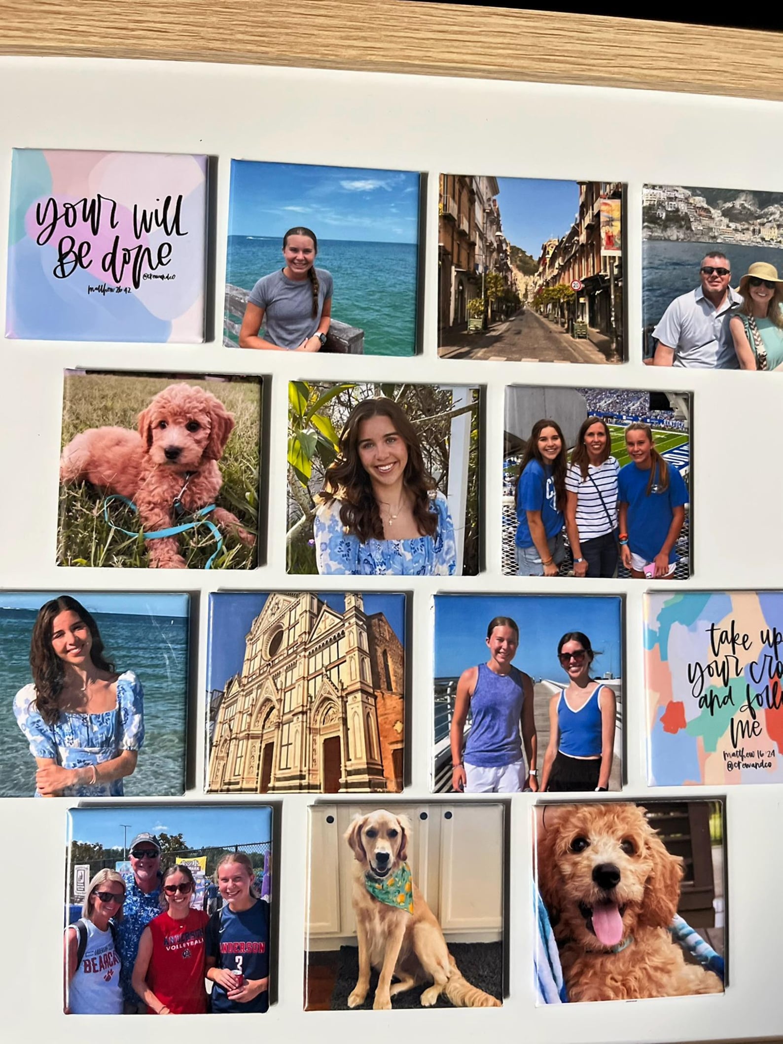 Custom Photo Magnets~personalized Fridge Magnets~2x2~set of 6 - Etsy