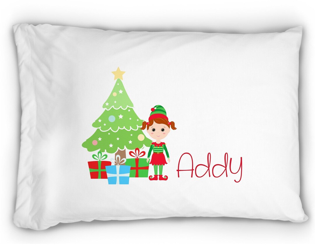 Personalized Elf Pillowcase ~ Personalized Pillowcase ~christmas ...