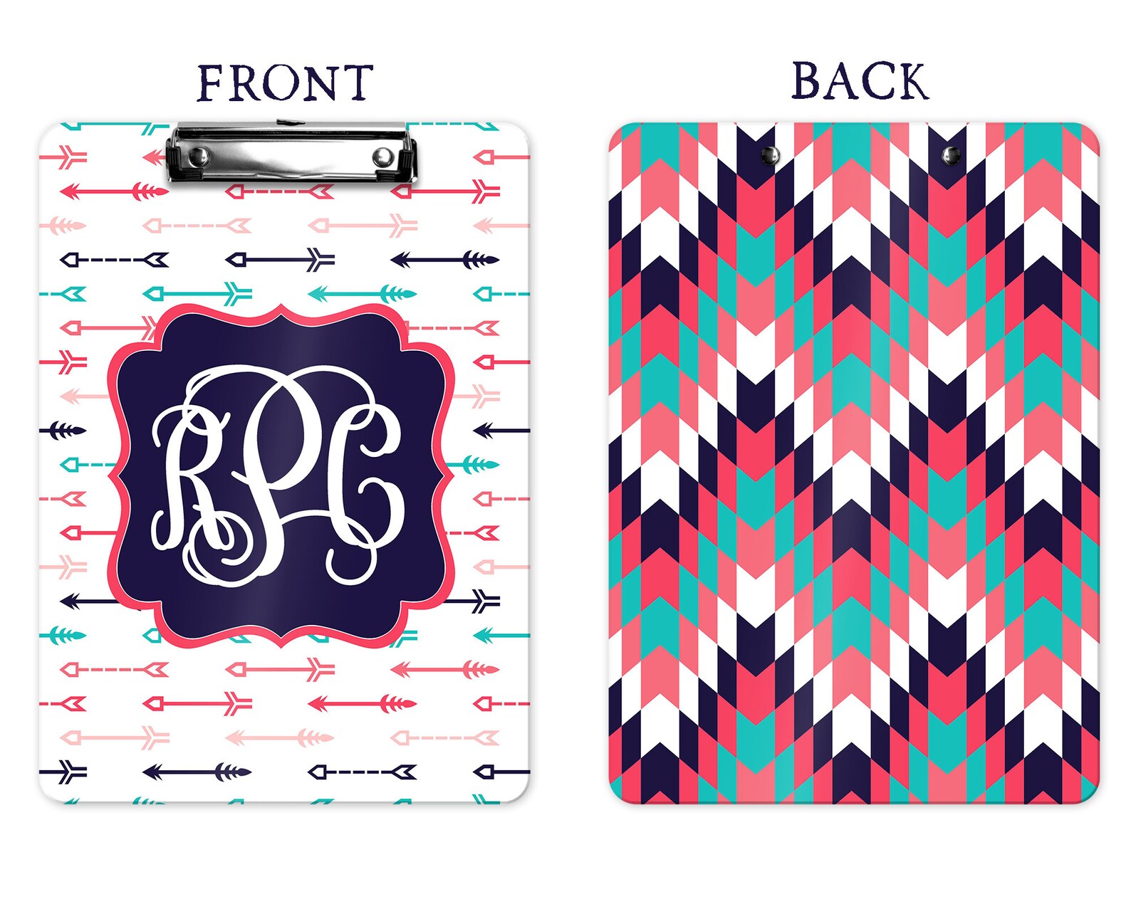 Personalized Clipboard 2-sided Clipboard Arrow - Etsy