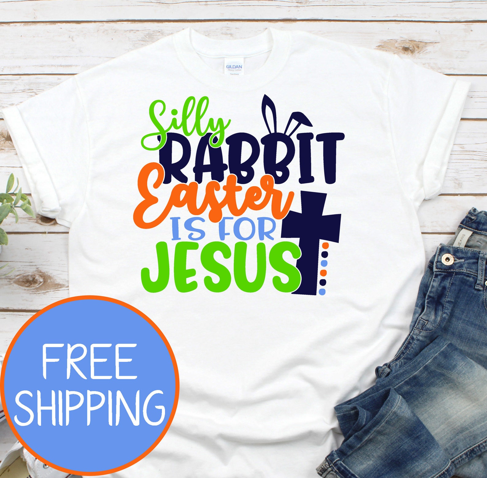 Silly Rabbit Easter is for Jesus Easter Shirteaster - Etsy
