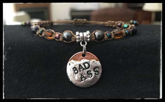 Badass Bracelet Soldered Penny Badass Jewelry You Are A - Etsy
