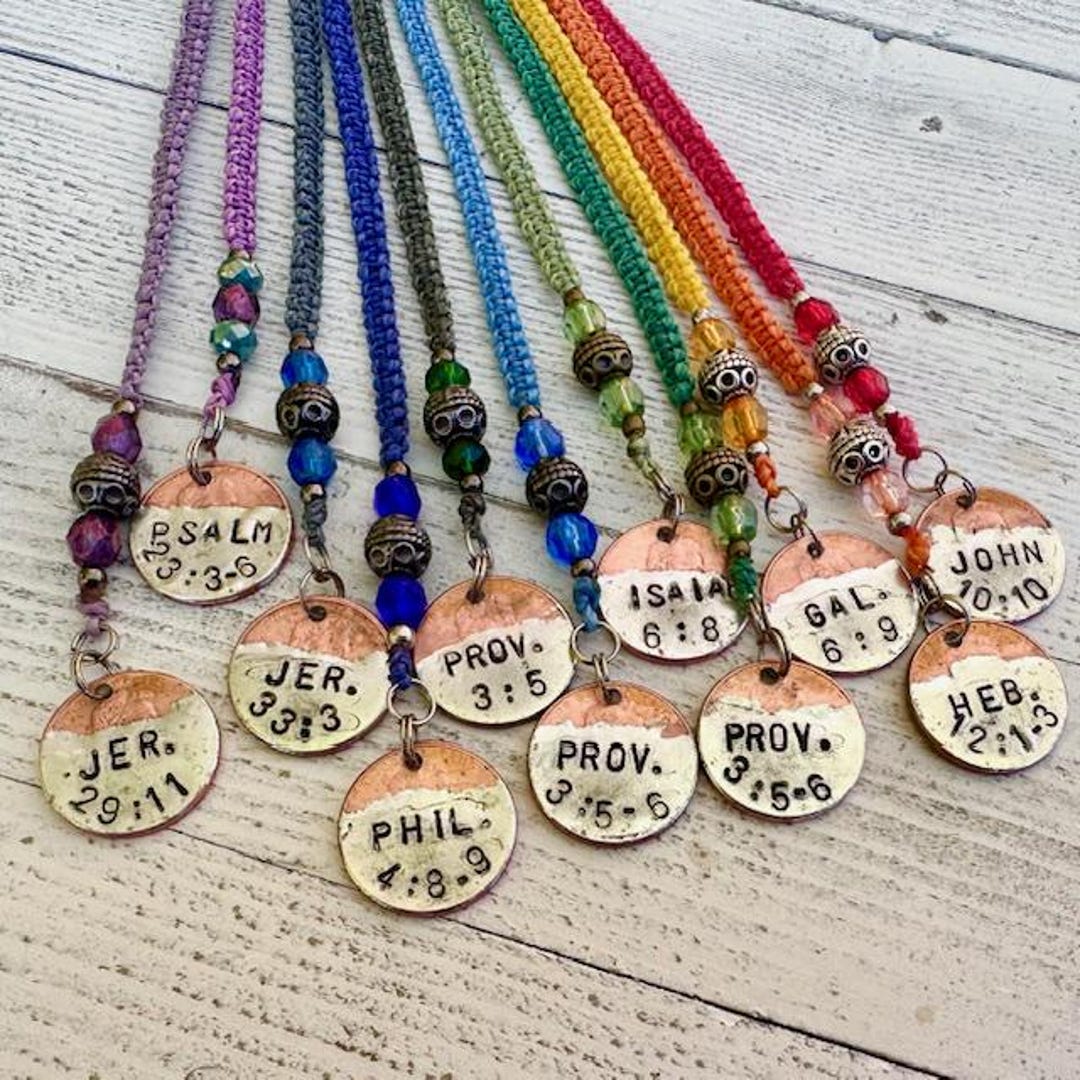 Personalized Bible Verse Bookmark, Customized Bookmark, Bible Bookmark ...