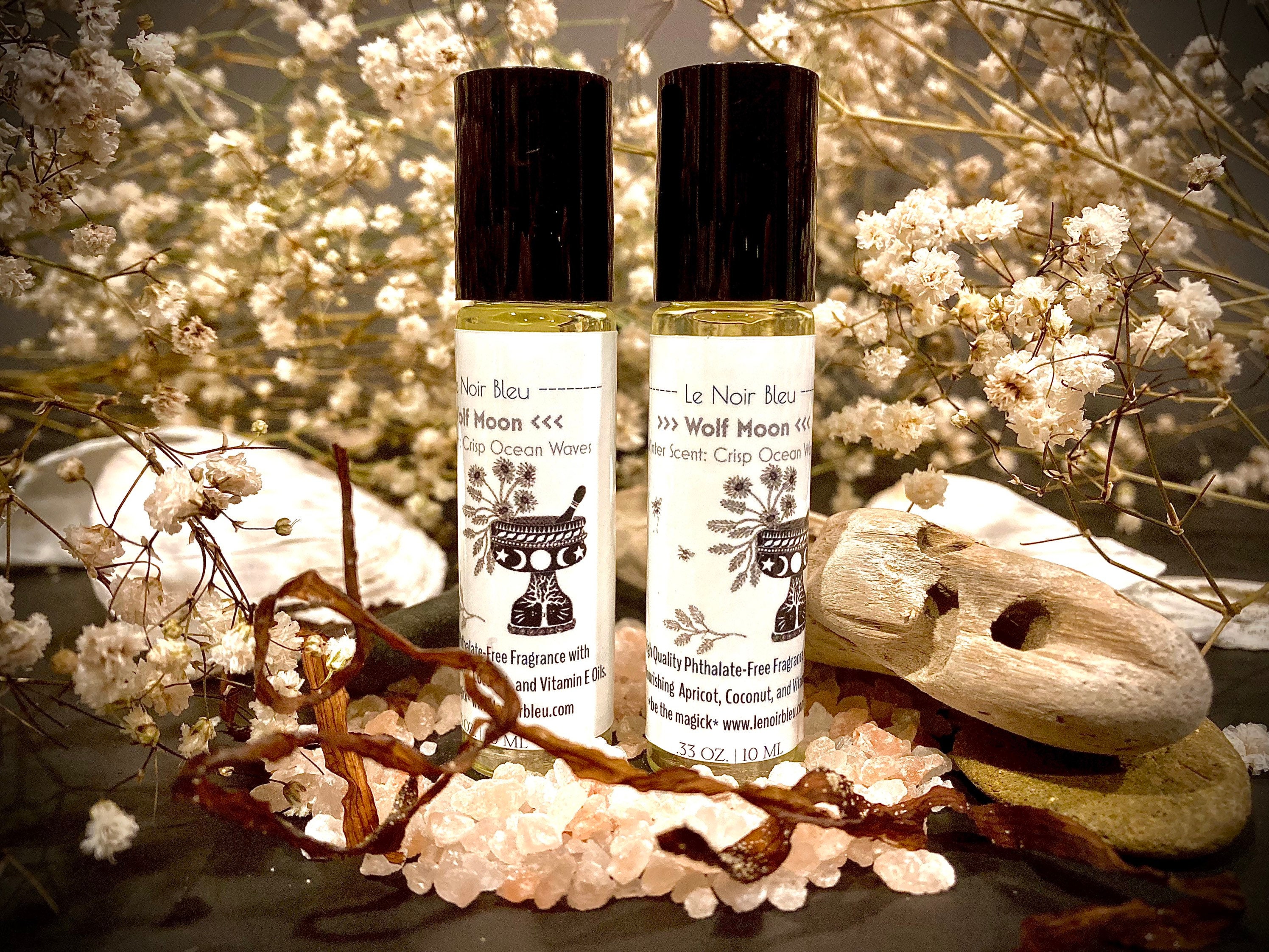 Wolf Moon Perfume Oil: Crisp Ocean Waves Scent - Etsy