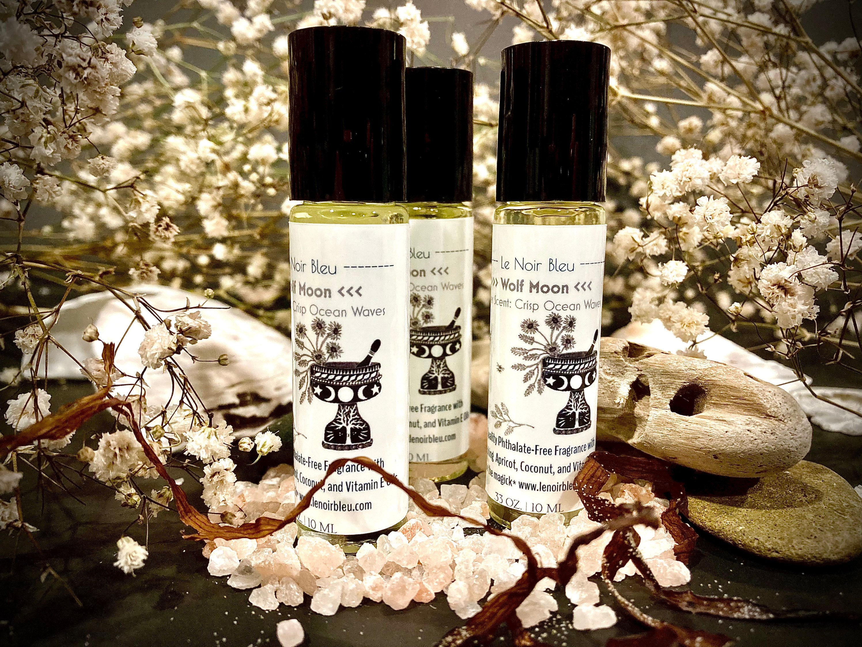 Wolf Moon Perfume Oil: Crisp Ocean Waves Scent - Etsy