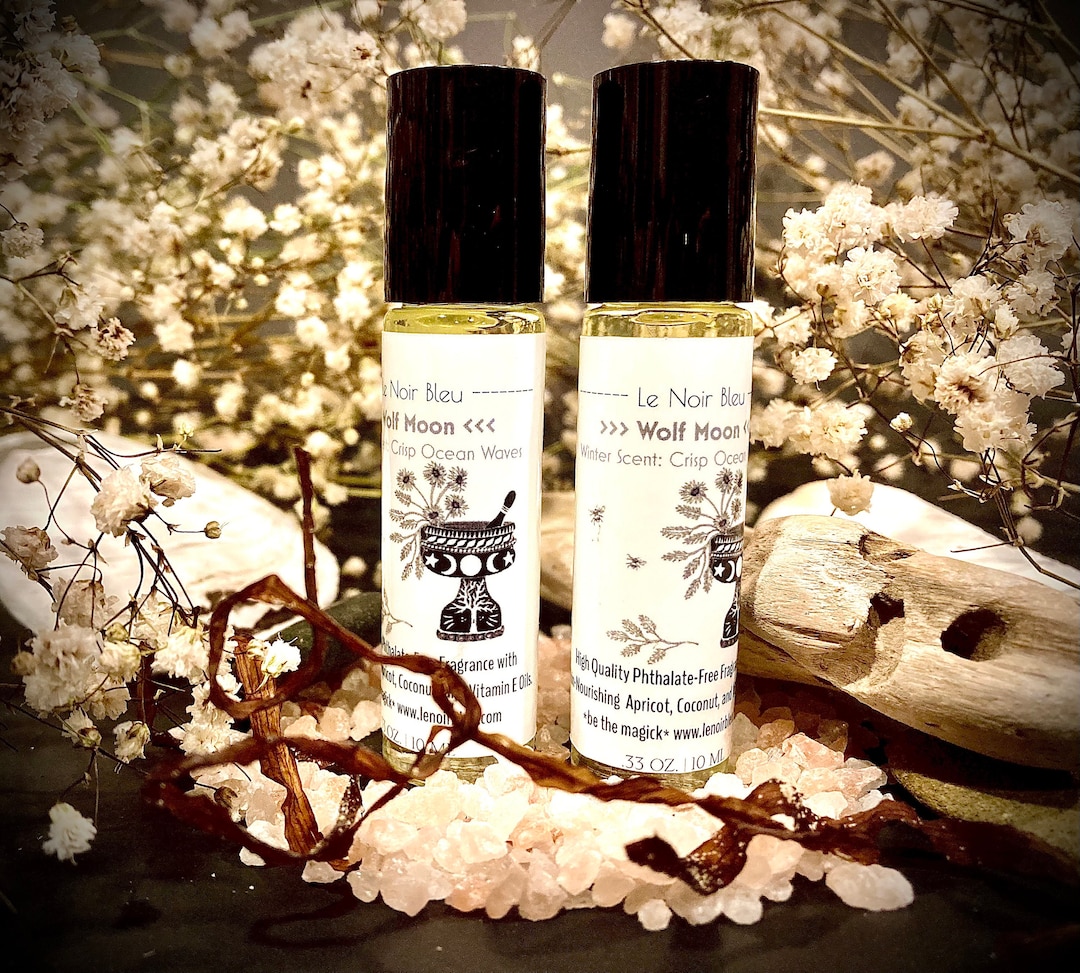 Wolf Moon Perfume Oil: Crisp Ocean Waves Scent - Etsy