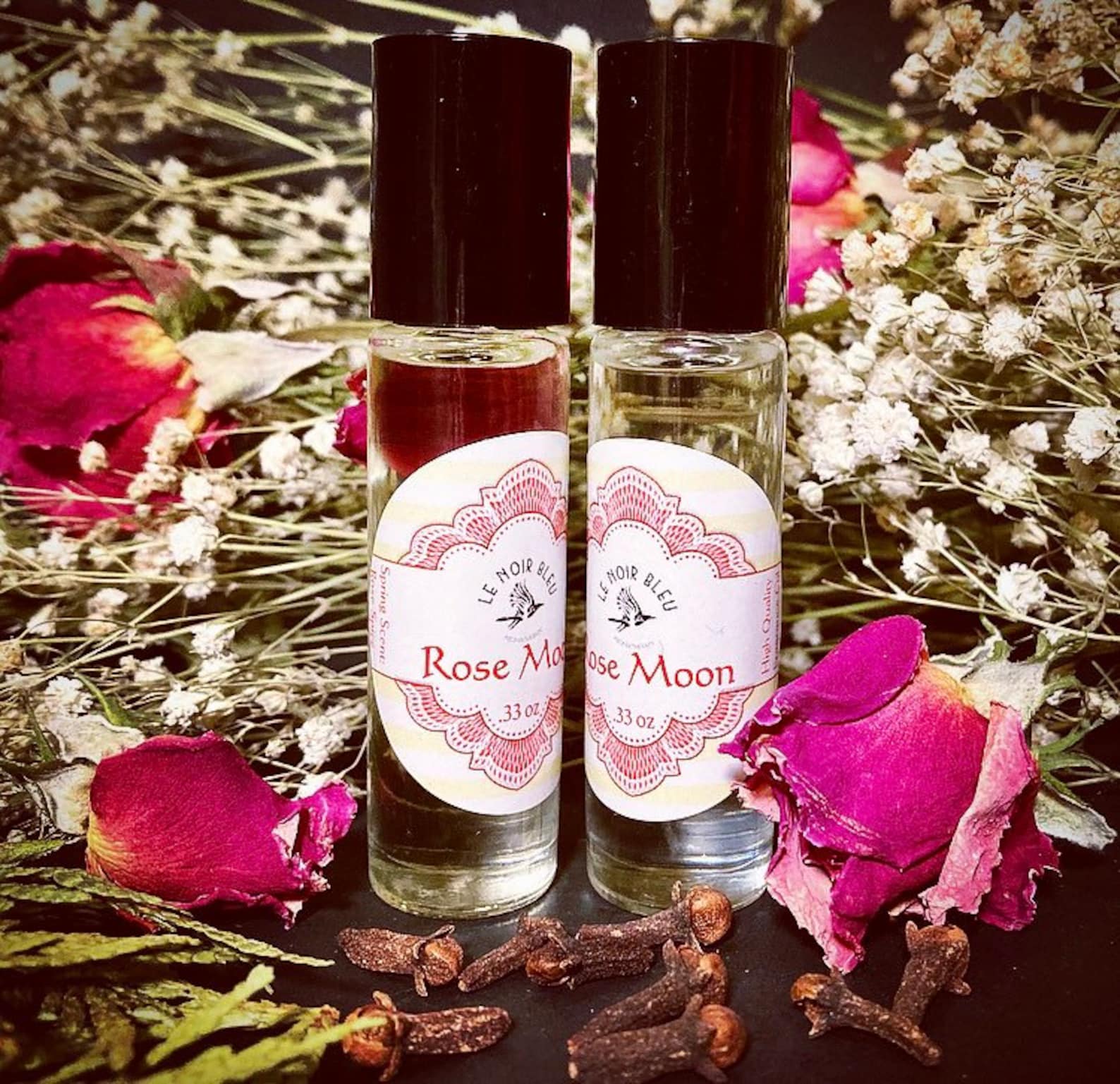 Rose Moon Spicy Floral Scent Full Moon Fragrances Cedar | Etsy