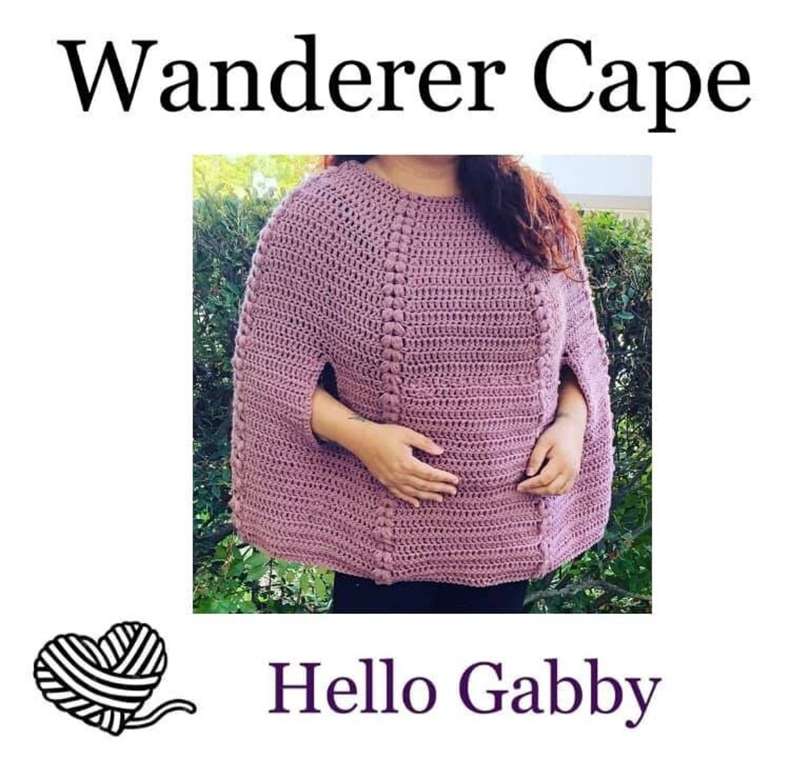 Wanderer Cape Small to 6X Crochet PATTERN Bundle PDF Huntress Shawl ...
