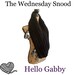 Wednesday Snood Netflix Crochet Goth Clothing Huntress Shawl Yoga ...