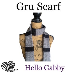 SALE Gru Scarf Despicable Me Minion Baby Crochet Knit Photo Prop ...