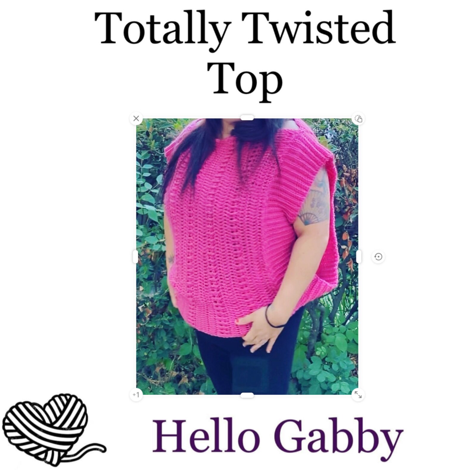 Totally Twisted Top Small to 3X Crochet PATTERN Bundle PDF Huntress ...