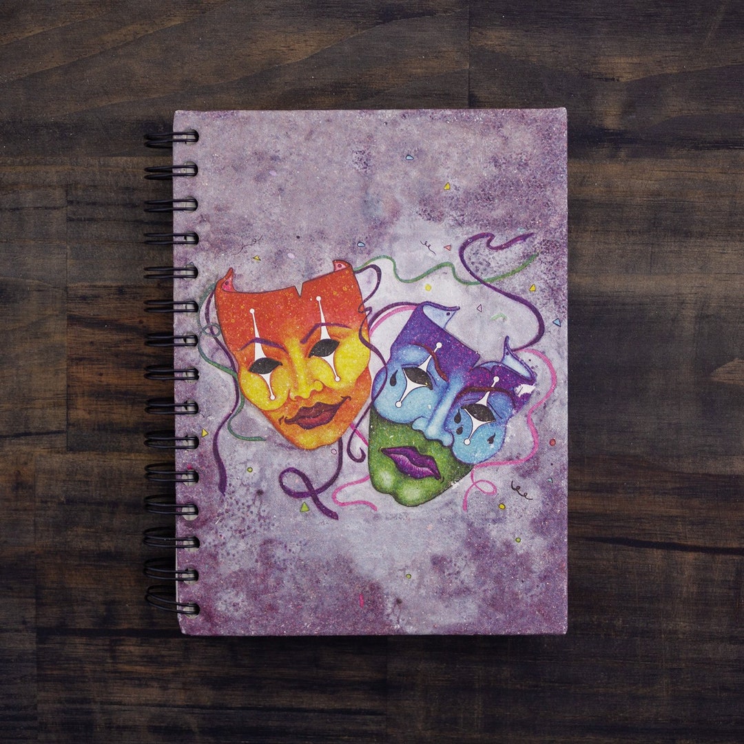 Mr. Ellie Pooh's Comedy Tragedy Large Notebook - Sustainable Theatrical ...