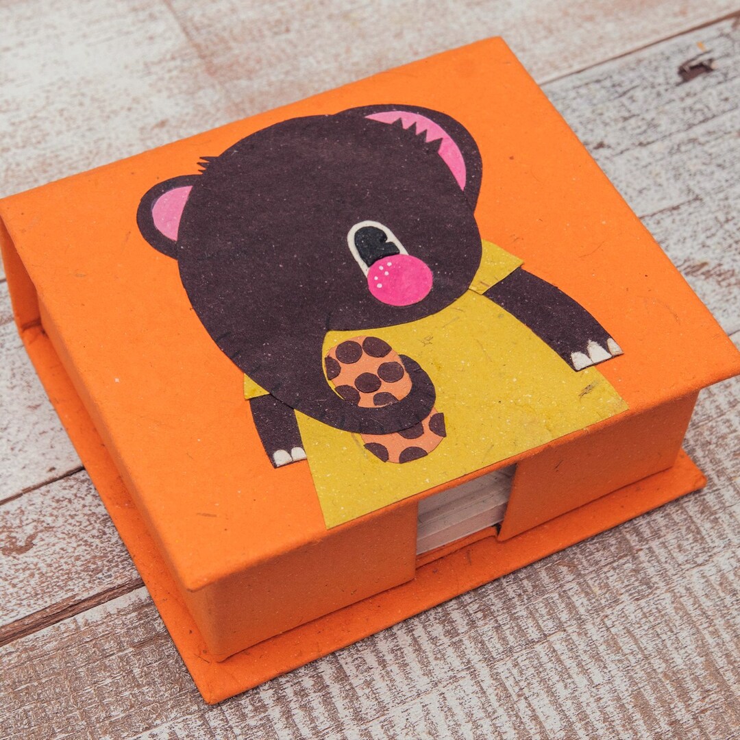 Eddie the Elephant Note Box With Note Paper - Crafted With Elephant ...