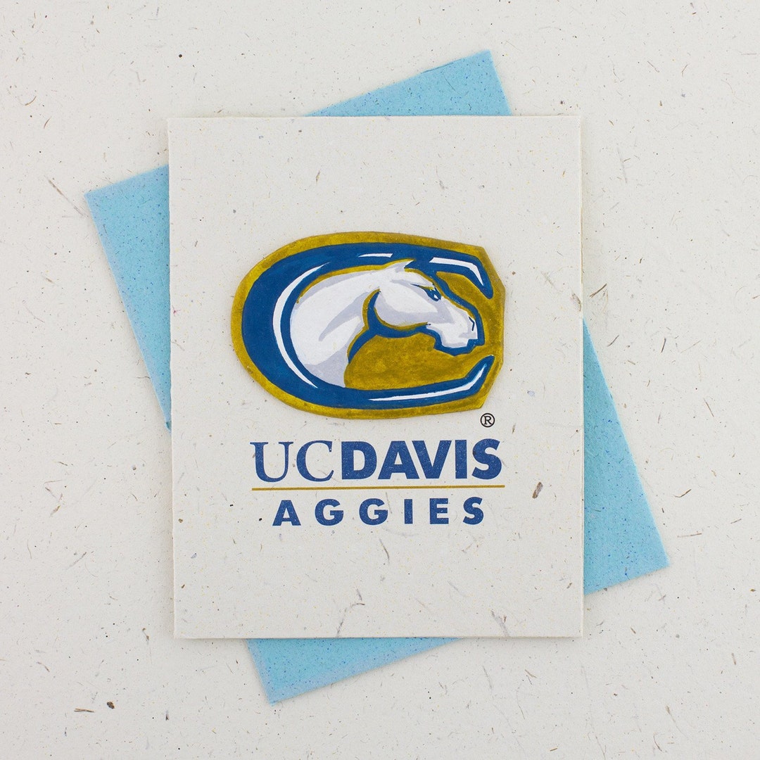 Show Your Aggie Pride: UC Davis Greeting Card on Elephant Dung Paper by ...