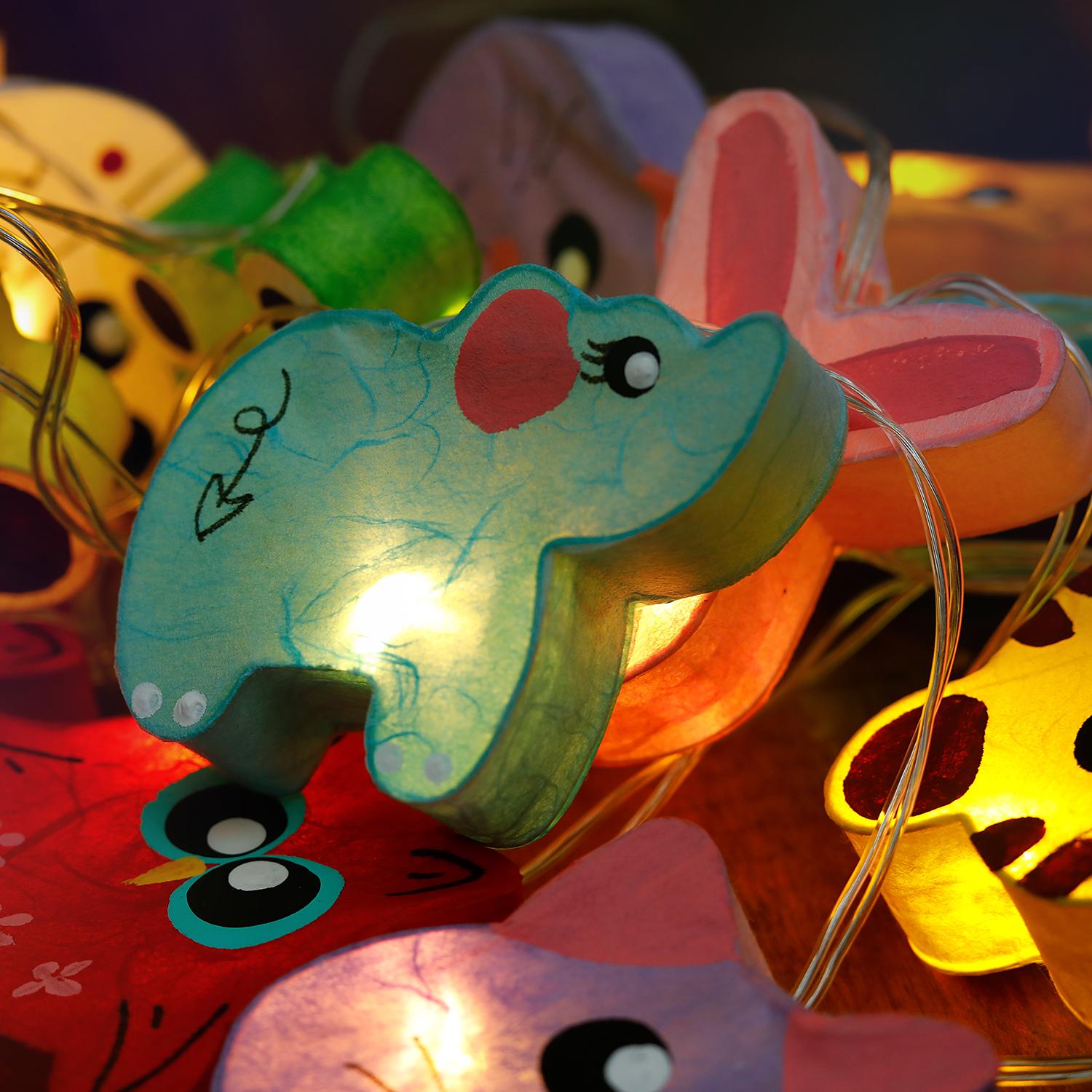 Handmade Zoo Animal String Lights – Fair Trade Kids Decor, 8 Ft - Etsy