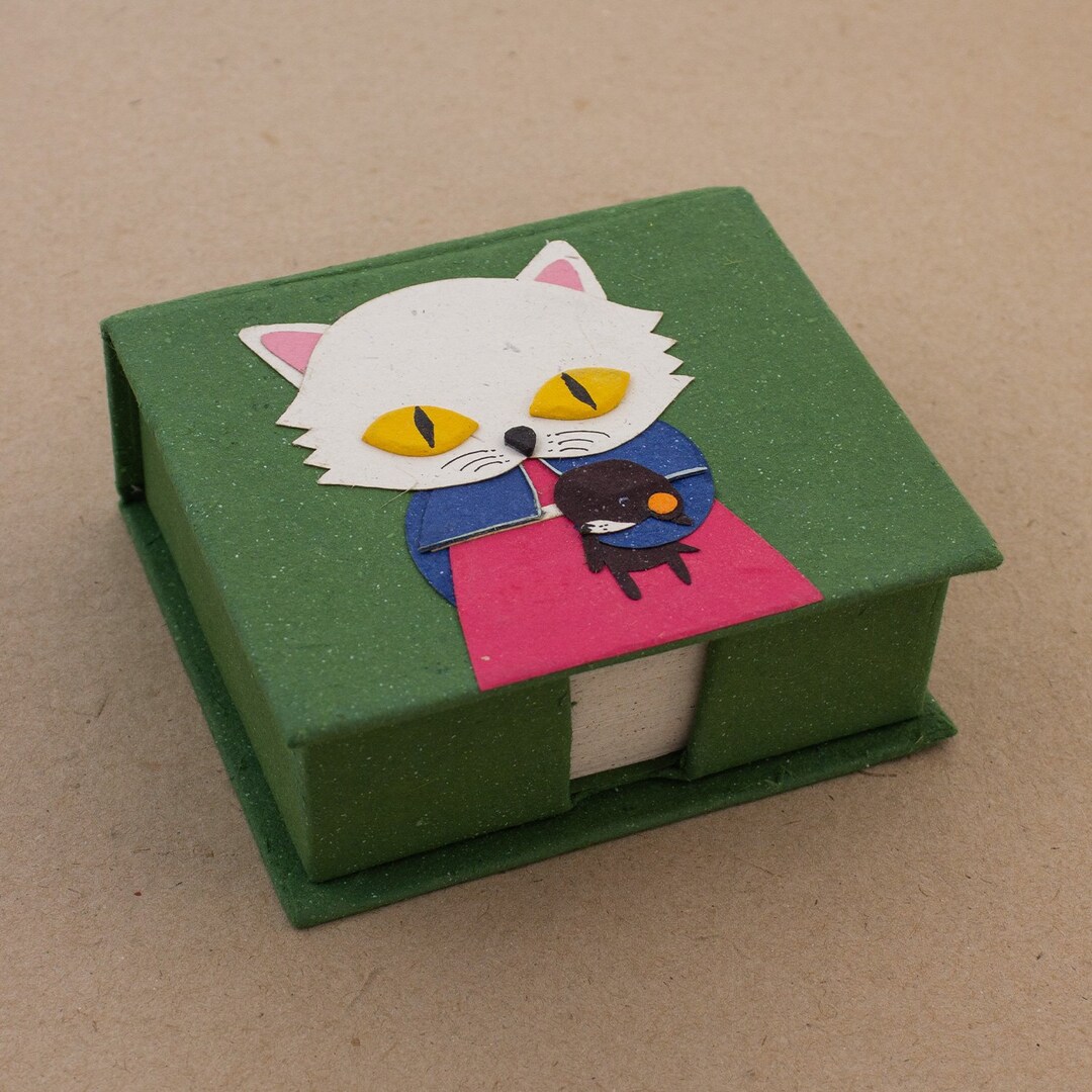 Mr. Ellie Pooh's "whisper the Cat" Note Box - Sustainable Feline ...