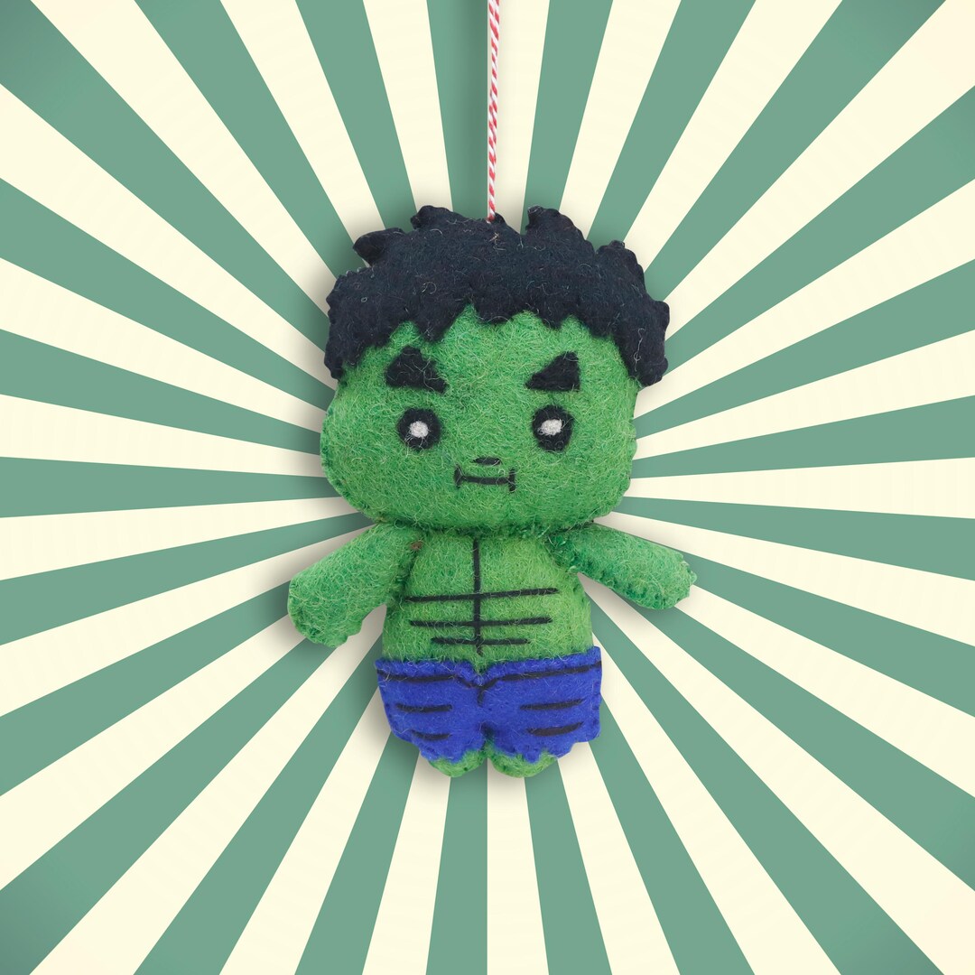 Felt Ornament - Emerald Behemoth - Etsy