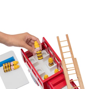 Artisan-made Engine One Fire Truck and Firefighters - Mr. Ellie Pooh ...