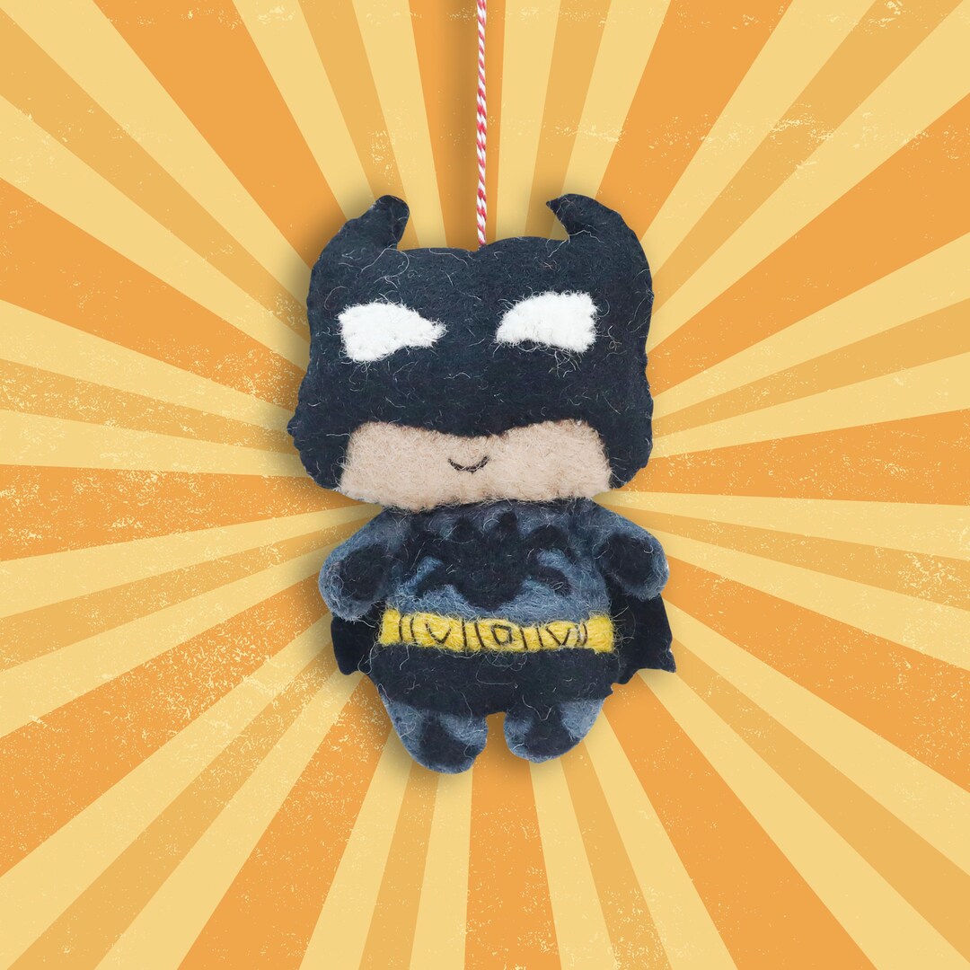 Felt Ornament - Gotham Knight - Etsy
