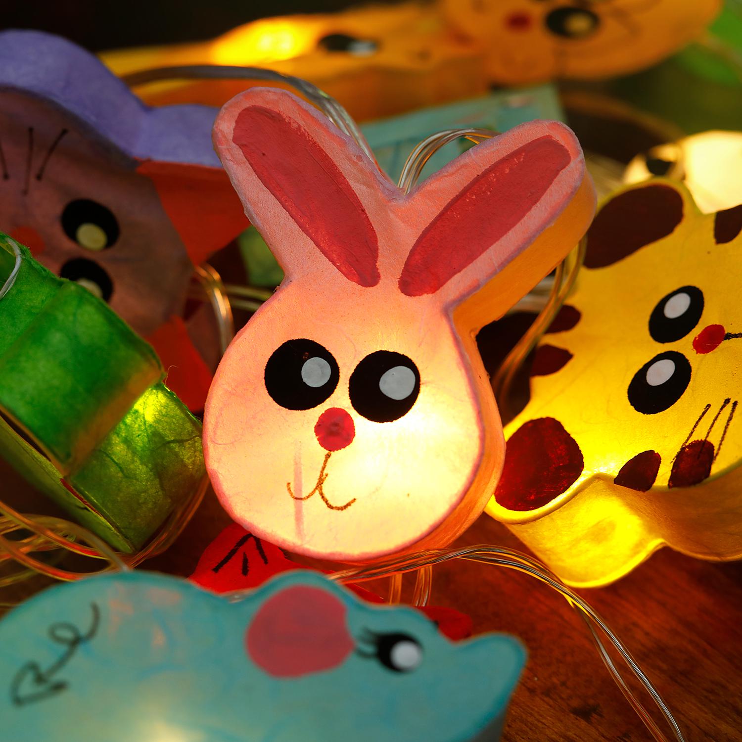 Handmade Zoo Animal String Lights – Fair Trade Kids Decor, 8 Ft - Etsy