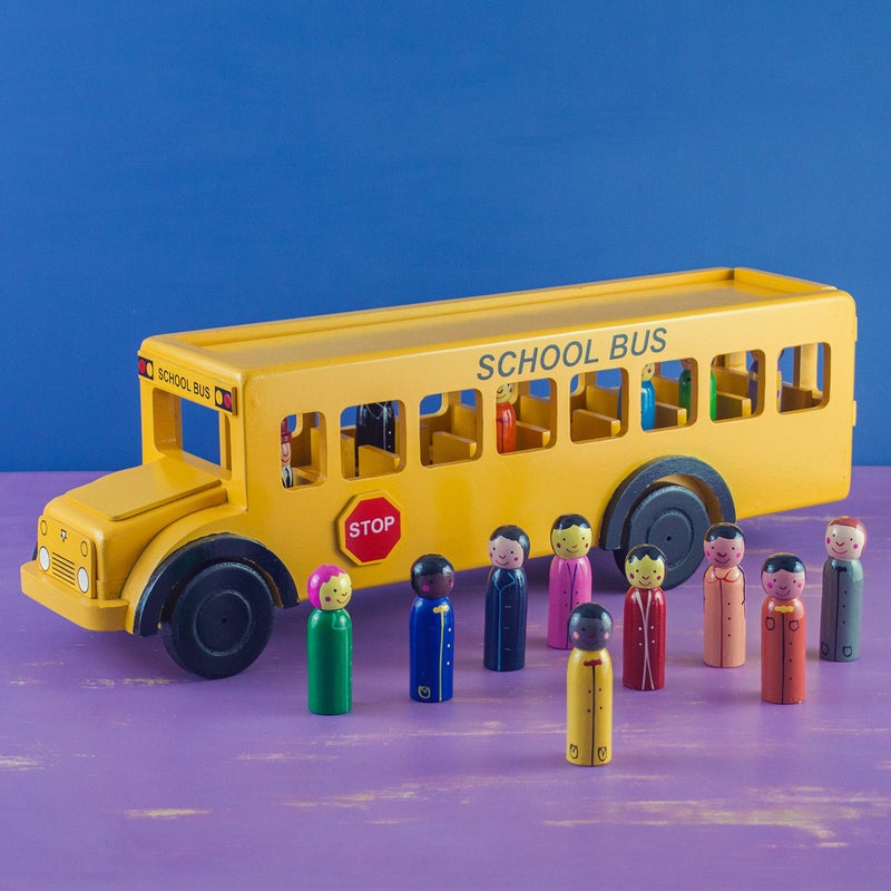 Wooden Bus - Etsy