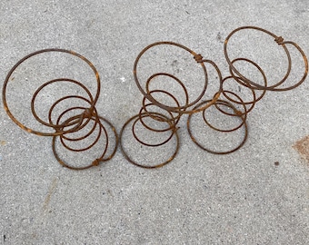 Vintage Springs Salvaged From 1920's Boudoir Chair, Eight Antique ...