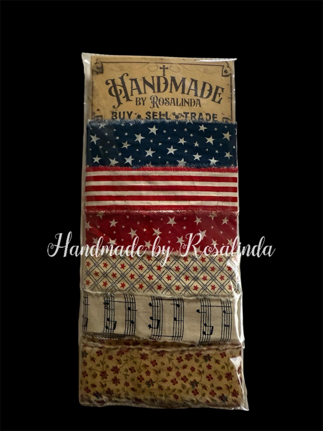 Grungy-coffee Stained Fabric Strips and None Grungy Option Available ...