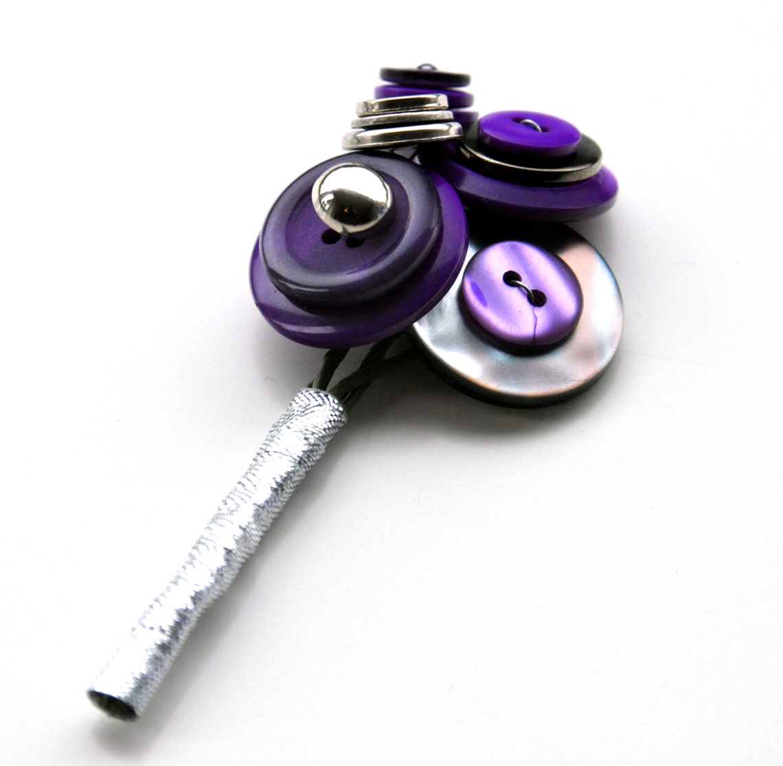 Button Buttonhole Corsage / Wedding Accessories / Bridal Party - Etsy