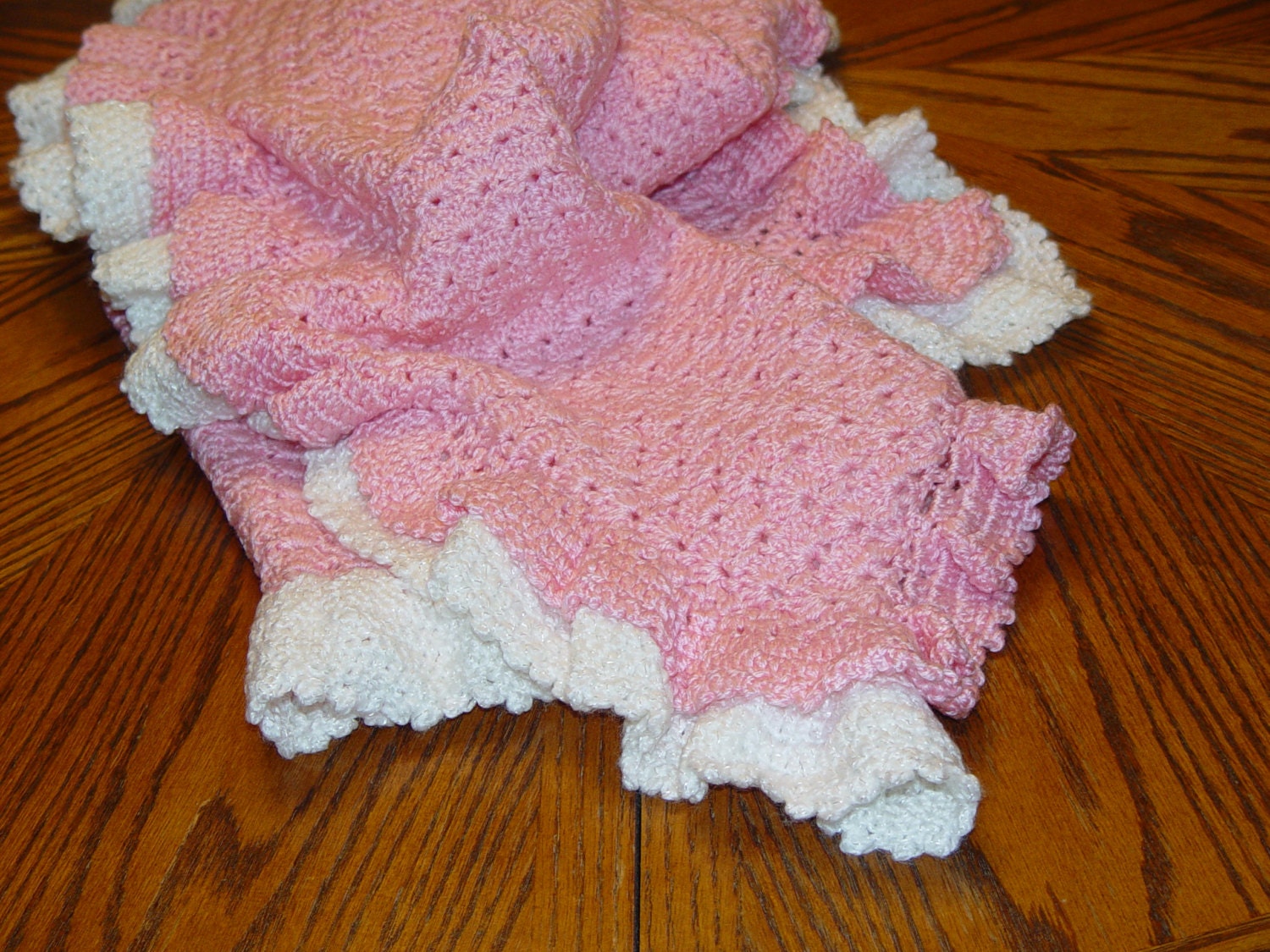 Precious Ruffled Heirloom Baby Blanket - Etsy