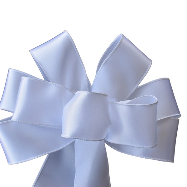 White Wedding Bow - Etsy